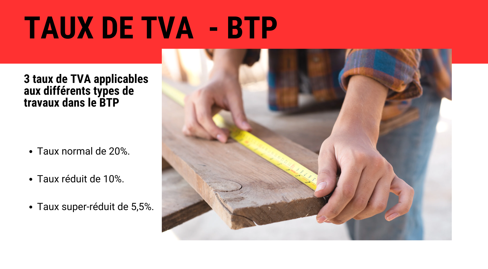 TVA BTP : taux, facturation et travaux éligibles - Compta BTP